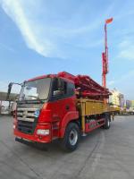 China 2020 Sany 37m Used Concrete Pump Truck Euro V 2 Axles for sale