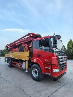 China 2020 Sany 37m Used Concrete Pump Truck Euro V 2 Axles for sale