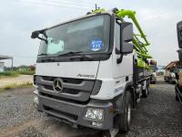 China Used Zoomlion 49m Concrete Pump Truck with Mercedes Benz Chassis for sale
