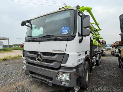 China Used Zoomlion 49m Concrete Pump Truck with Mercedes Benz Chassis for sale