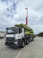 China Used Zoomlion 56M Concrete Pump Truck with Mercedes Benz Chassis for sale