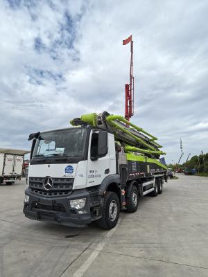China Used Zoomlion 56M Concrete Pump Truck with Mercedes Benz Chassis for sale
