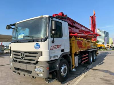 China 2010 Sany 37m Used Concrete Pump Truck with Benz Chassis for sale