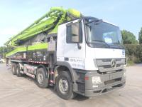 China Used Zoomlion 56M Concrete Pump Truck on Mercedes Benz Chassis 2018 for sale