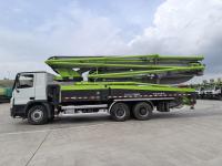 China 2015 Used Zoomlion 49M Concrete Pump Truck Mercedes Benz Chassis for sale
