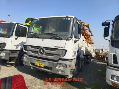 China 2013 Zoomlion 52M Concrete Pump Truck on Mercedes-Benz Chassis 52 Meters for sale