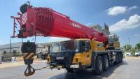 China 2022 STC130C8-6 Used Truck Crane 130T Capacity 85.5m Height for sale