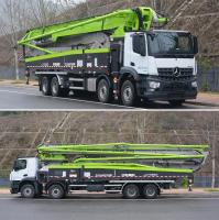 China 2025 Brand New Zoomlion 62m Truck Mounted Concrete Pump Truck construction machinery with Mecedes Benz chassis for sale