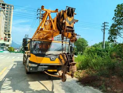 China 2014 XCMG Used Truck Crane with 25 Tons Capacity Hydraulic Four-Arm Straight Arm and 80km/h Speed for sale