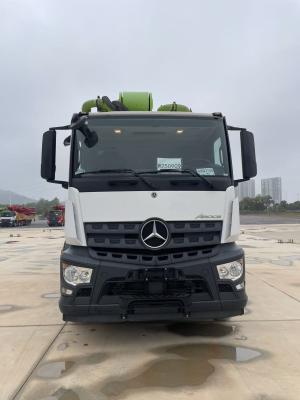 China 2021 Zoomlion 63m Concrete Pump Truck with 5-Section Boom 180 m³/h Output and 11 MPa Pressure for sale
