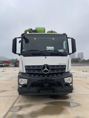 China 2021 Zoomlion 63m Used Concrete Pump Truck with 5-Section Boom 11 MPa Pressure and High-Strength Steel for sale