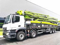 China New 2025 Zoomlion 62meter Concrete Boom Pump Truck with Sitrak Chassis 11.3Mpa High-Efficiency Energy Saving for sale