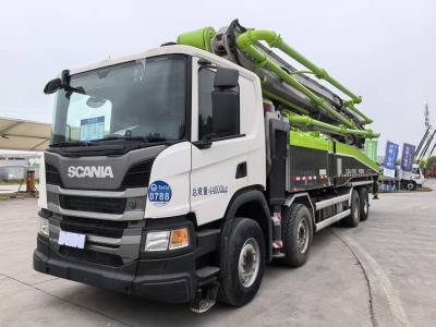 China 2020 Used Zoomlion 56m Concrete Pump Truck with Scania truck for sale