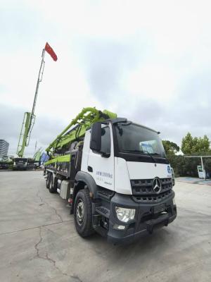China 2023 Zoomlion ZLJ5353THBBE 52m Boom 5 Sections RZ Fold Used Concrete Pump Truck with Benz Chassis for sale