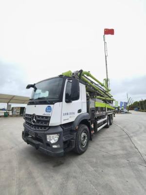 China 2023 Used Zoomlion 52m Concrete Pump Truck with Mercedes Benz truck for sale