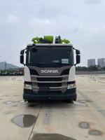 China Used 2020 Zoomlion 56m Concrete Pump Truck with Scanica Chassis for sale