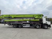 China Used 2022 Zoomlion 62m Concrete Pump Truck with Scania Chassis 180 m³/h 11.3 MPa 42 MPa for sale