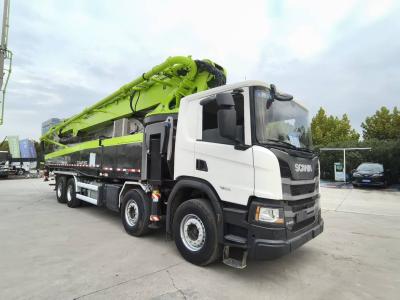 China 2022 Used Zoomlion 62m Concrete Pump Truck with Scania truck for sale