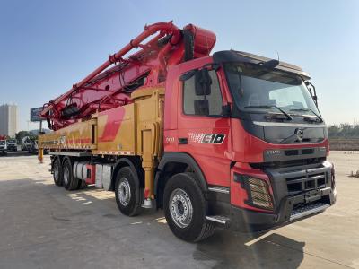 China 2021 Used Concrete Pump Truck with 62m Boom and V-o-l-v-o Chassis for High Efficiency Pumping for sale