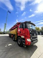 China 2021 Used SANY 56m Truck Mounted Concrete Pump with 180 m³/h Output and 12 MPa Pressure for sale
