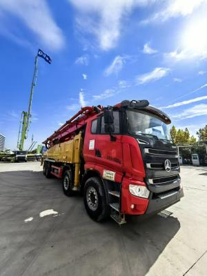 China 2021 Used SANY 56m Truck Mounted Concrete Pump with 180 m³/h Output and 12 MPa Pressure for sale
