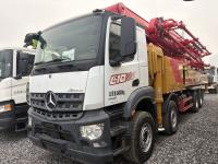 China 2021 Sany 62m Boom Used Concrete Pump Truck with Benz Chassis and Euro V Emission for sale