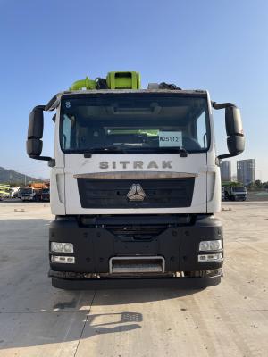 China Used 2023 Zoomlion 62m Boom Pump Truck With Sitrak Chassis ZLJ5461THBKF for sale
