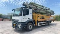 China Used 2020 XCMG HB52V 52m Boom Concrete Pump Truck With Benz Chassis and 170 m3/h Output for sale