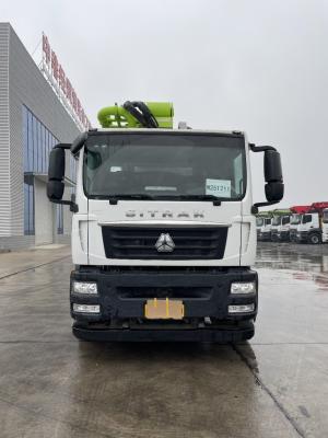 China 2023 Zoomlion 38m Concrete Pump Truck with 5 Sections RZ Fold Boom and Euro VI Emission Standard for sale