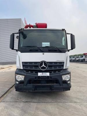 China Used 2021 Sany 62m Boom Used Concrete Pump Truck with Benz Chassis For Sale for sale