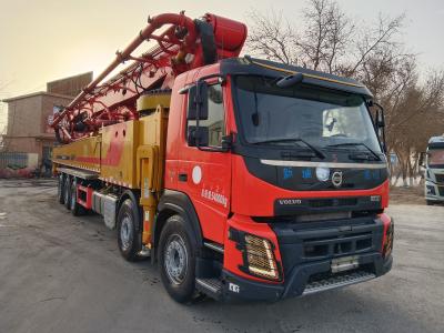 China Sany 68M Concrete Pump Truck with Volv 5 Axles Truck Chassis 2021 Used Pump for sale