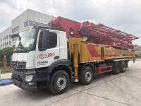China Used 2020 Sany 62m Concrete Pump Truck with Mercedes-Benz Chassis and 180 m³/h Output for sale