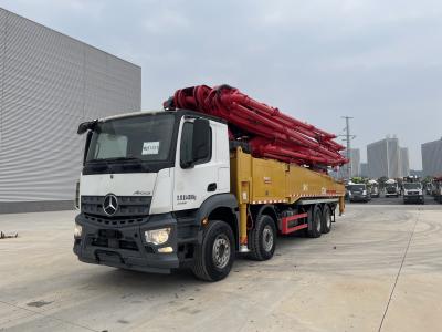 China 2020 Sany 56M Concrete Pump Truck with Mercedes Benz Chassis for High-Rise Construction for sale