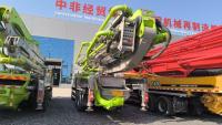 China Zoomlion 52M Concrete Pump Truck Mercedes Benz Chassis Used 52 Meters Beton Pump Truck 2023 for sale