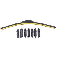 China 14-28 Inches Auto Frameless Low Noise Rubber Wiper Multifunction Universal Car Front Windshield Rain Wiper Blade for sale