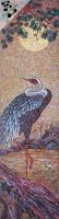 China Handmade Glass Mosaic Eagle Wall Art Mural Custom Size Living Room Decorative Tile for sale
