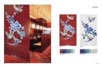 China Bathroom Decor Handmade Glass Mosaic Tile Wall Art Mural Butterfly Pattern Backsplash Tile for sale