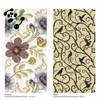 China P117A Winter Flowers White Glass Mosaic Tile 10x10mm Decorative Bathroom Wall Mosaic for sale