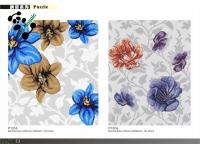 China P117A Winter Flowers White Glass Mosaic Tile 10x10mm Decorative Bathroom Wall Mosaic for sale