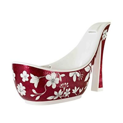 China Art Mosaic Glass Mosaic Tile Shoe Shaped Butterfly Design 4mm 6mm 8mm Thickness Bathroom Decor for sale