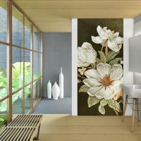 China Custom Size Glass Mosaic Mural Tile Floral Animal Pattern Art Wall Decoration 10x10mm for sale