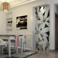 China Custom Size Glass Mosaic Mural Art Tile Waterproof Decorative Backsplash for Kitchen Bathroom Living Room Wall for sale