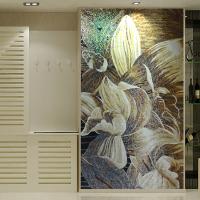 China Flower Picture Mosaic Decorative Mural Tile Patterns Mosaic Mural for sale