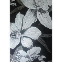China Custom Glass Mosaic Flower Wall Art Mural for Living Room Bathroom Backsplash for sale