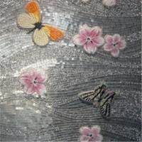 China Custom Glass Mosaic Wall Art Mural Blossom Pattern for Living Room Decor for sale