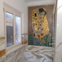 China Custom Glass Mosaic Tile Mural Art Painting for Bathroom Wall Decoration 20x20cm for sale