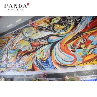 China Butterfly Pattern Marble Mosaic Art Tile Wall Floor Stone Decorative Design for sale