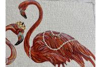 China Vibrant Customizable Mosaic Glass Tile Wall Backsplash Decorative Design for sale