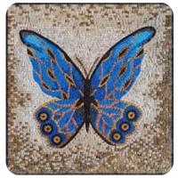 China Customized Decor Mosaic Chinese Stained Glass Mosaic Tiles for sale