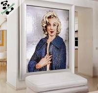 China Handmade Glass Mosaic Tile Mural Custom Size 4mm 6mm 8mm for Bespoke Wall Art Decor for sale